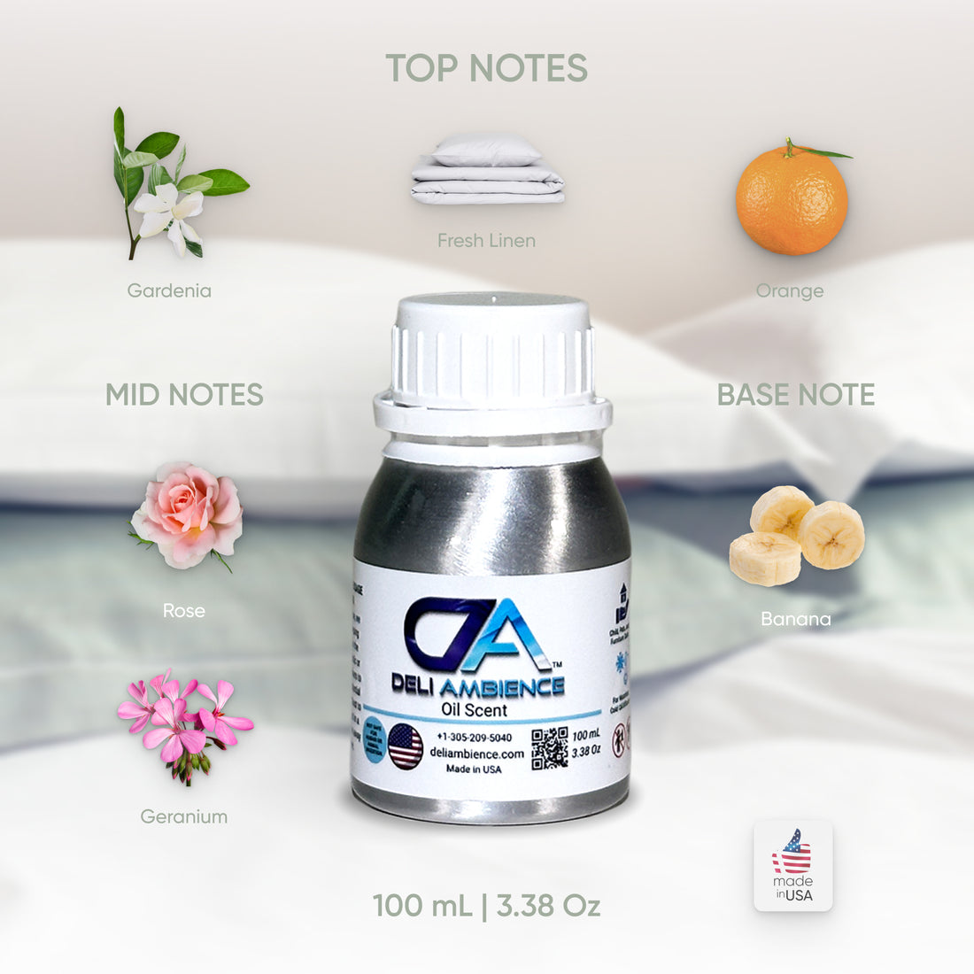 Fresh Linen Oil Scent – Deli Ambience