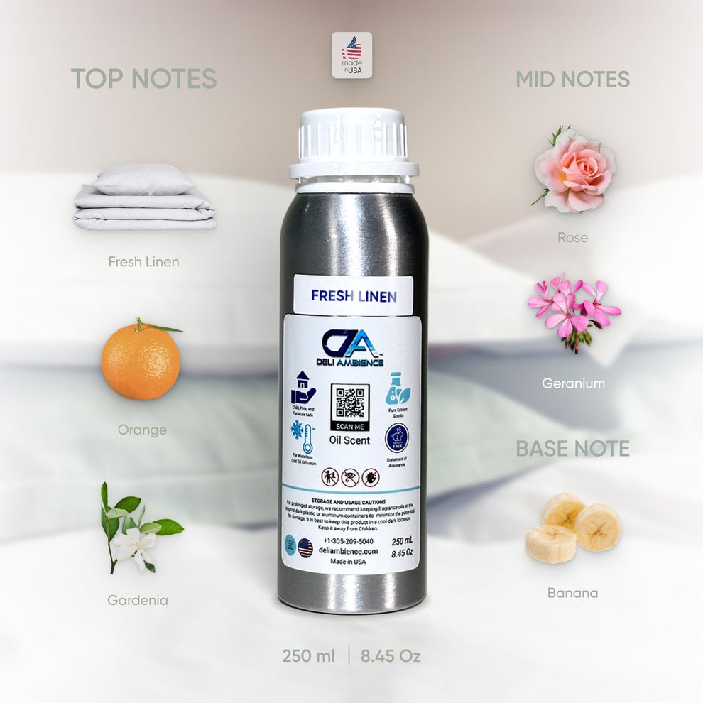 Fresh Linen Oil Scent – Deli Ambience