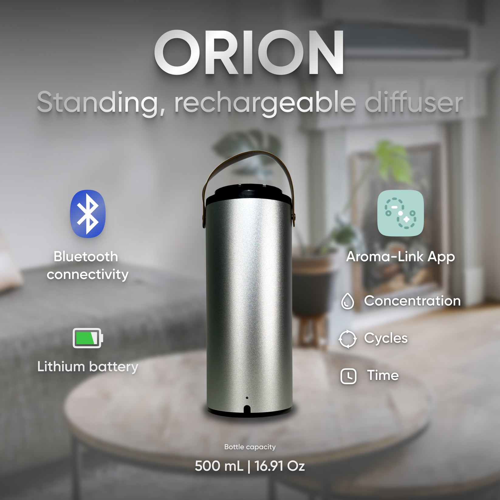 Orion Oil Scent Diffuser Portable – Deli Ambience